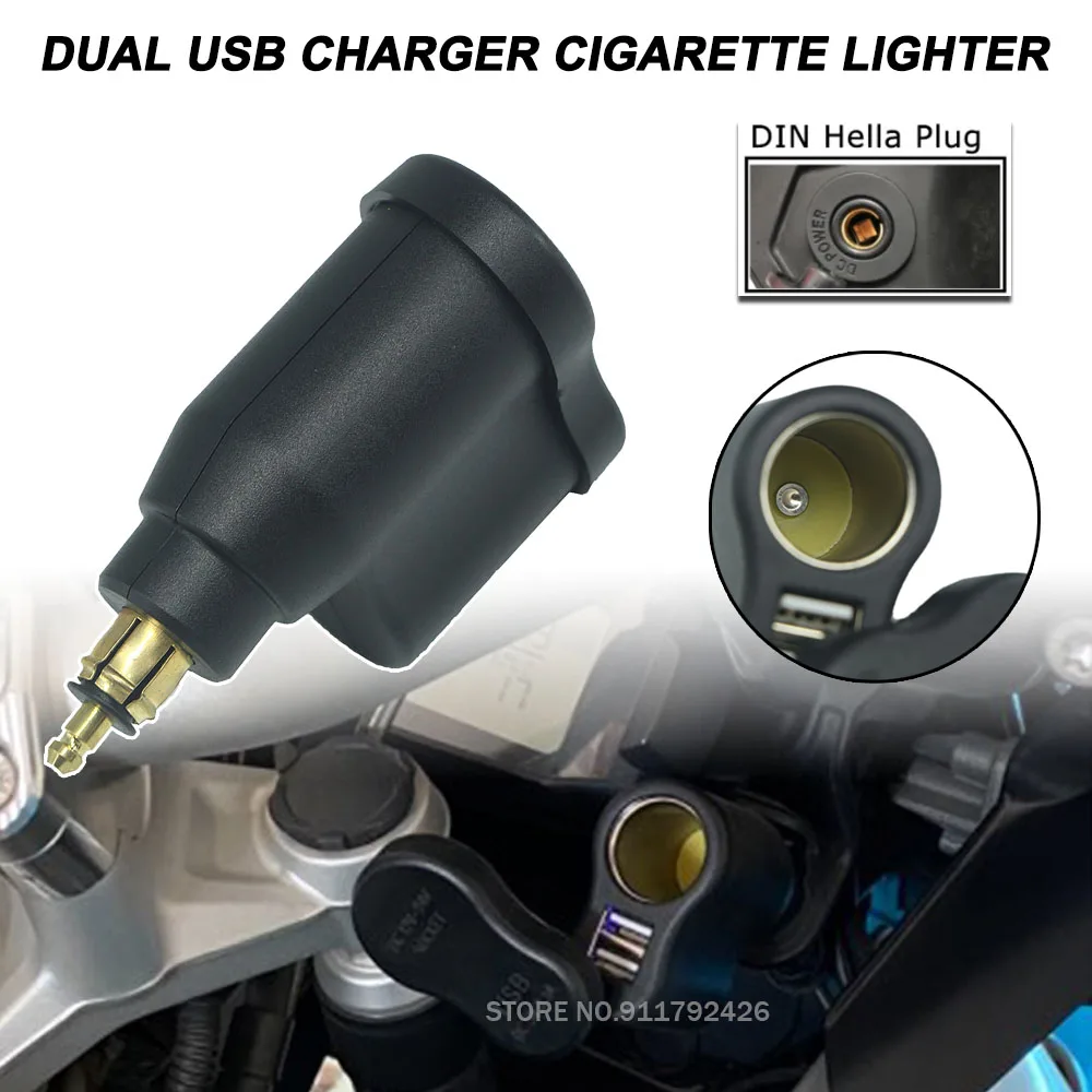 K1200GT-R1150RT-Motorcycle-Power-Adapter-Dual-USB-Charger-Cigarette ...