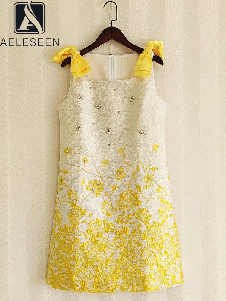 AELESEEN-Runway-Fashion-Women-Tank-Dress-Spring-Summer-Sleeveless ...