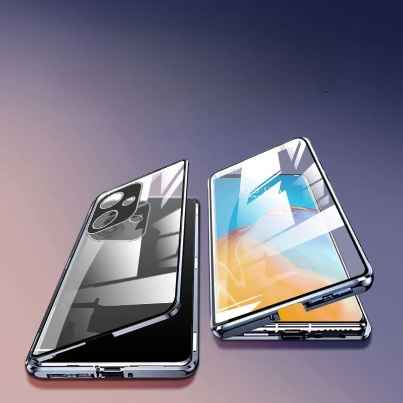 Double-sided-Glass-Phone-Case-for-Xiaomi-POCO-F6-Magnetic-Case-360-Full ...