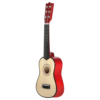 21 inch Portable Mini Guitar 6 Strings Ukulele Kids Beginners Learning ...