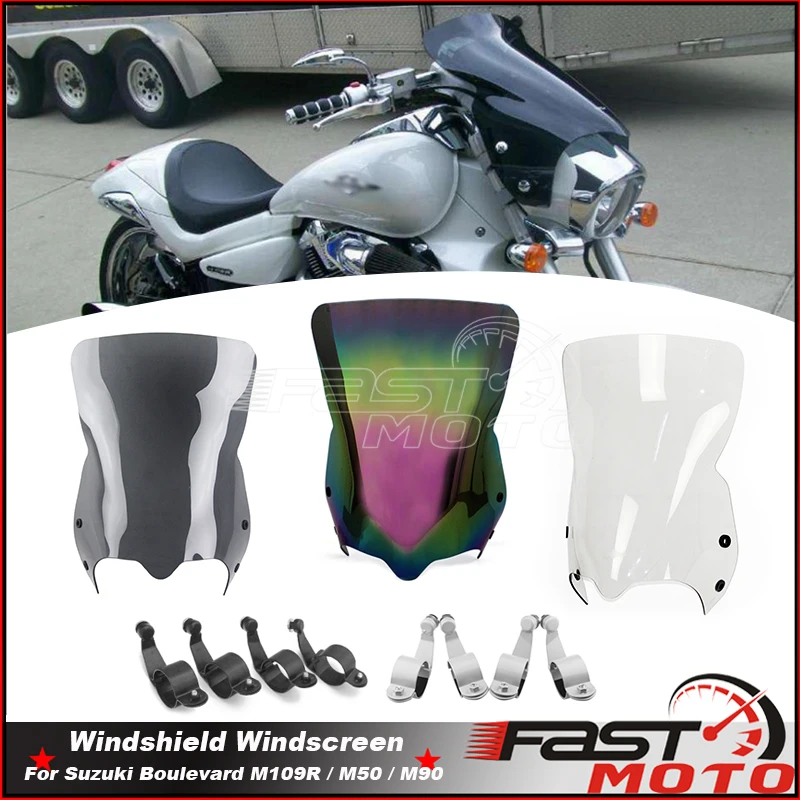 Motorbike Windscreen Windshield For Suzuki Boulevard M109R Boss Limited ...