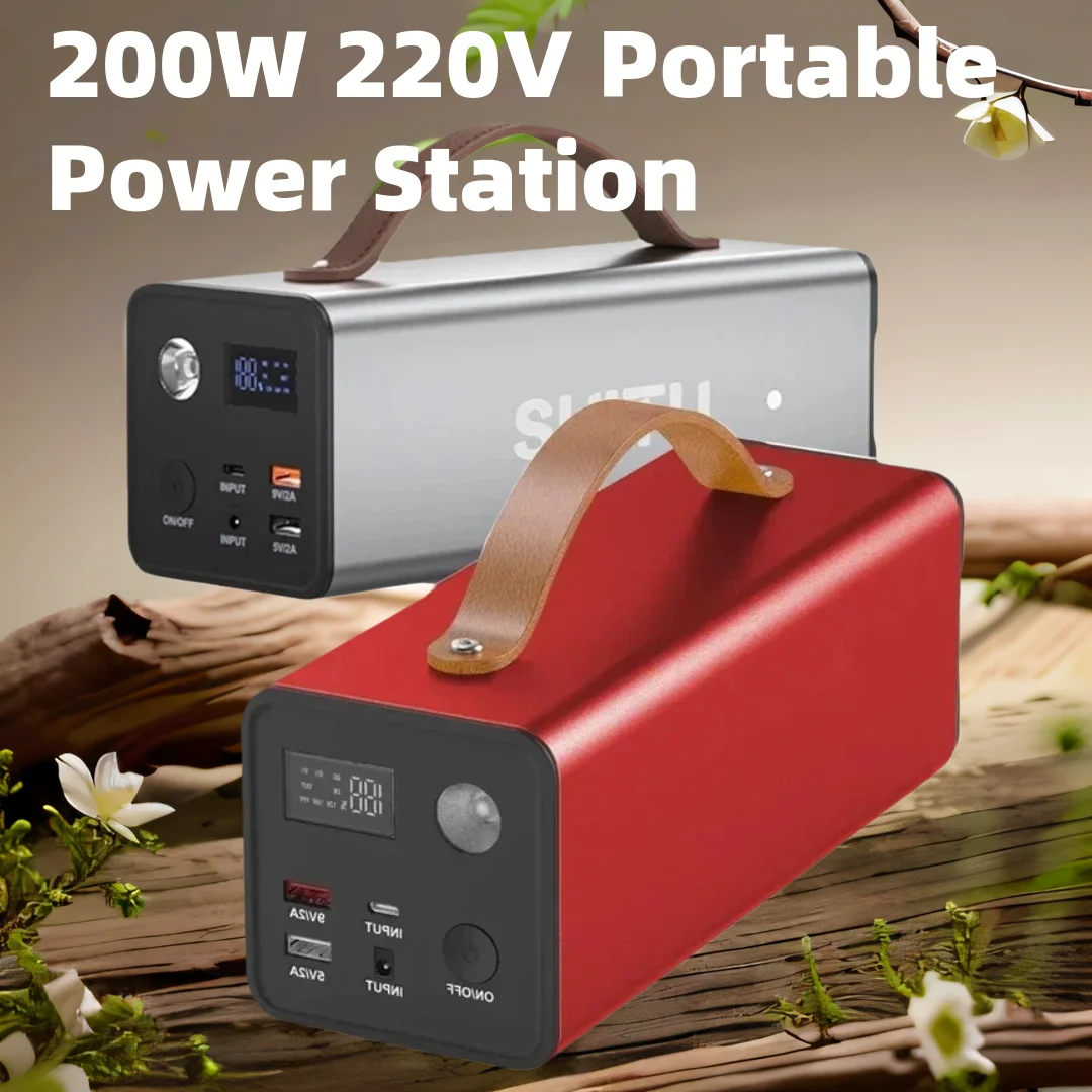 200W-Portable-Power-Station-220V-LiFePO4-Battery-Outdoor-Camping ...