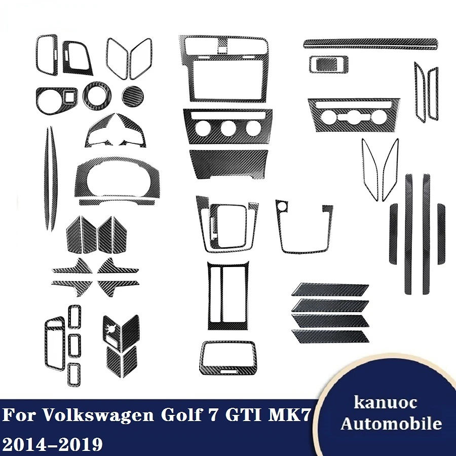 For Volkswagen Golf 7 GTI MK7 2013 2014 2015 2016 2017 2018 2019 Carbon ...