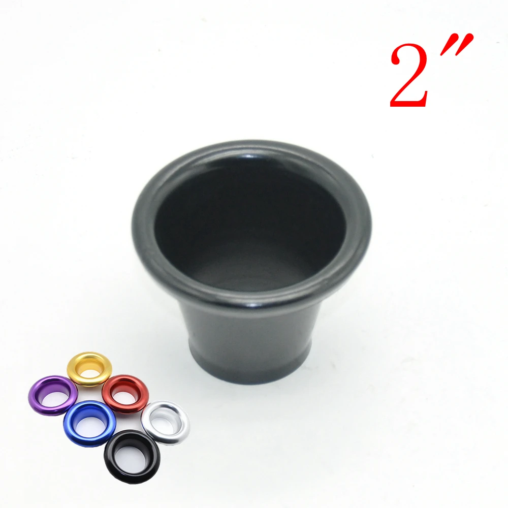 2 "47MM 50MM Inlet Aluminium Pendek RAM Bellmouth Speed Stack Adapter ...