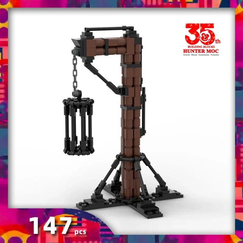 Gibbet building blocks scene medieval castle block military blocks ...