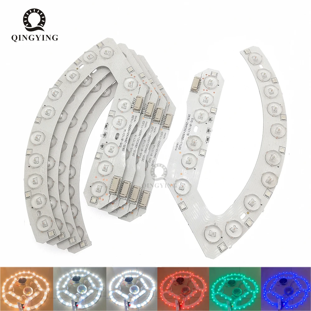 12Wx2-Dual-Color-RGB-Dimmable-Smart-LED-Module-With-Lens-24W-48W-72W ...