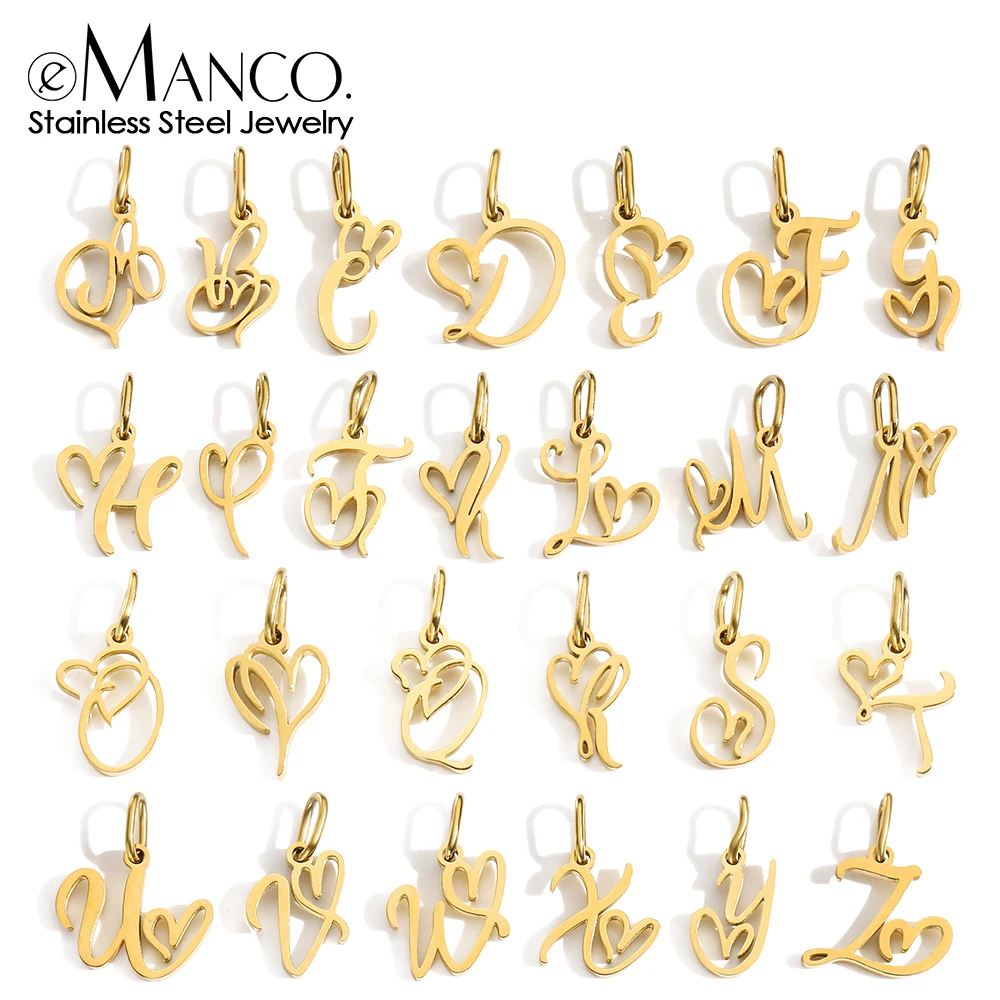 Manco-cora-o-arte-inicial-pingente-diy-acess-rios-personalizado ...