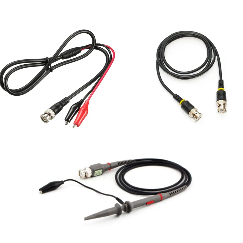 오실로스코프 부품 테스트 프로브 리드 케이블 Bnc 수 플러그 Q9 듀얼 클립 테스트 케이블 P6100 프로브 Aliexpress