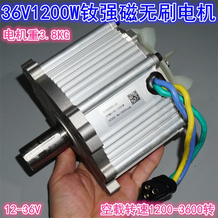 12V24V36V 36V1200W Neodymium Strong Magnetic High power Brushless Motor ...