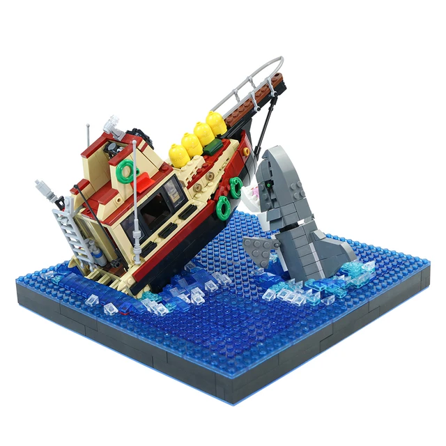 Lego Shark And Boat Set