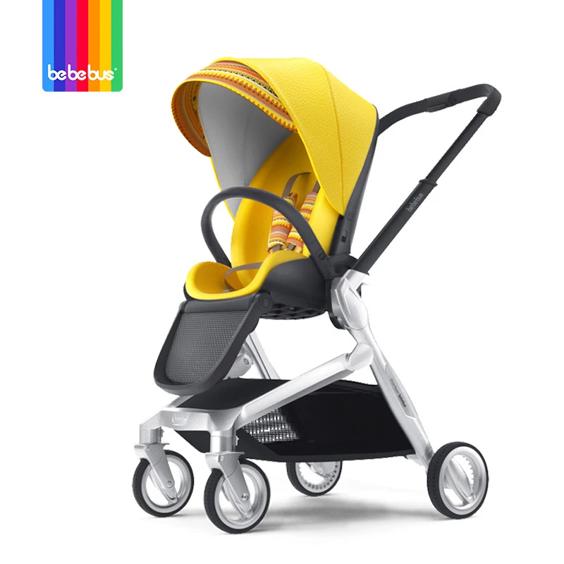 Bebebus newborn Baby stroller can sit or lie down folding two way ...