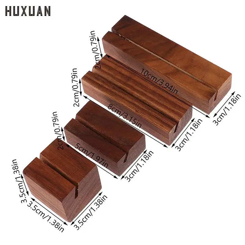 1PC-Holder-Card-Stand-Table-Wooden-Holders-Business-Place-Wood-Picture ...