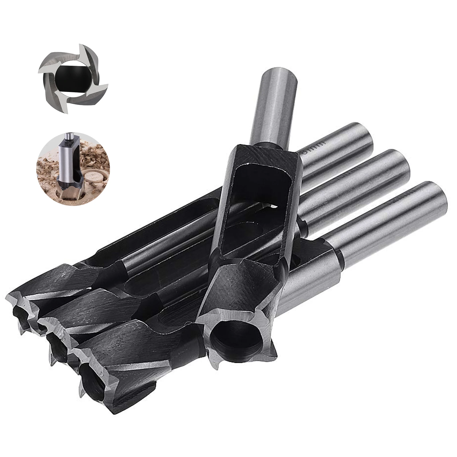 Wood Plug Drill 8-60mm Tenon Dowel Drill Bit Tenon Maker Tapered Plug ...