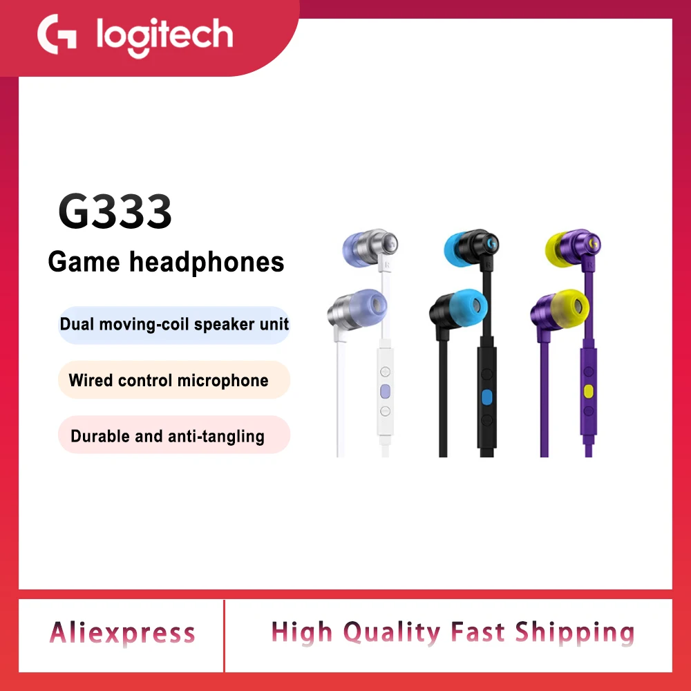 original Logitech G333 Headset Gaming Berkabel In-Ear G333 dengan ...