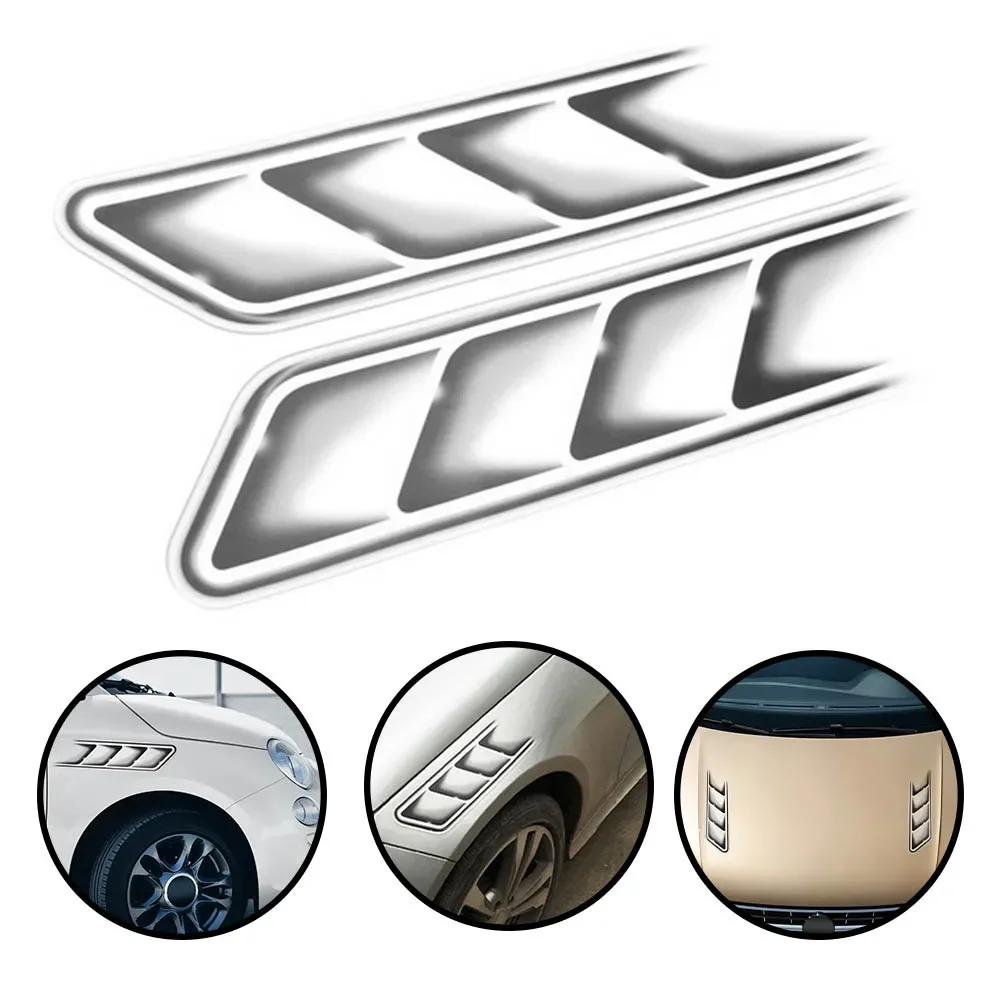 New-DIY-3D-Car-Sticker-Front-Engine-Hood-Sticker-Wheel-Arch-Eyebrow ...