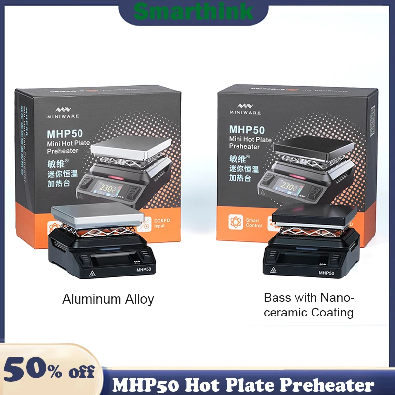 MINIWARE-MHP50-Mini-Hot-Plate-Preheater-50-50mm-Heating-Area-Constant ...