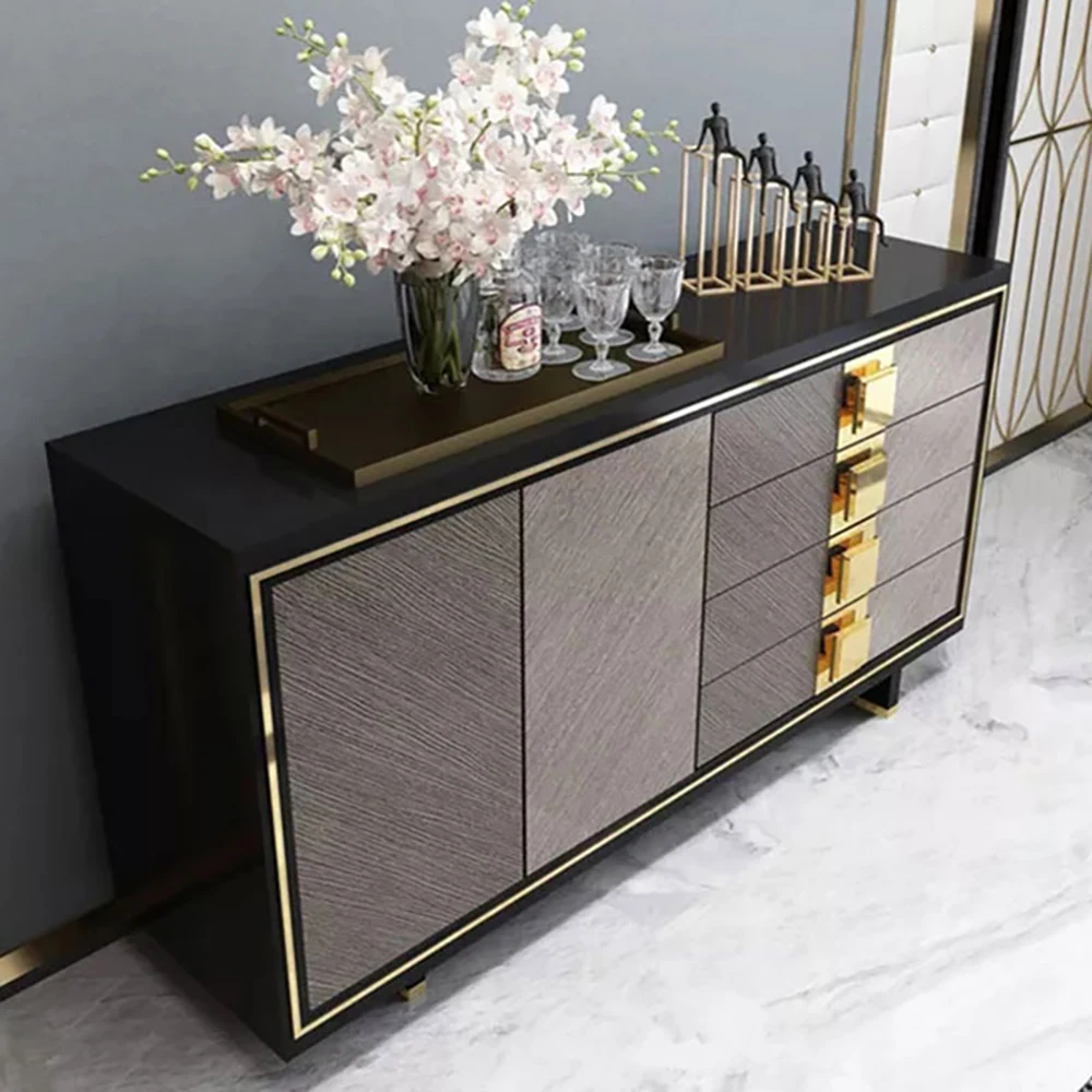 Sideboard Modern Minimalist Luxury Home Nordic Living Room Kitchen Integrated Locker Rack Wine ...