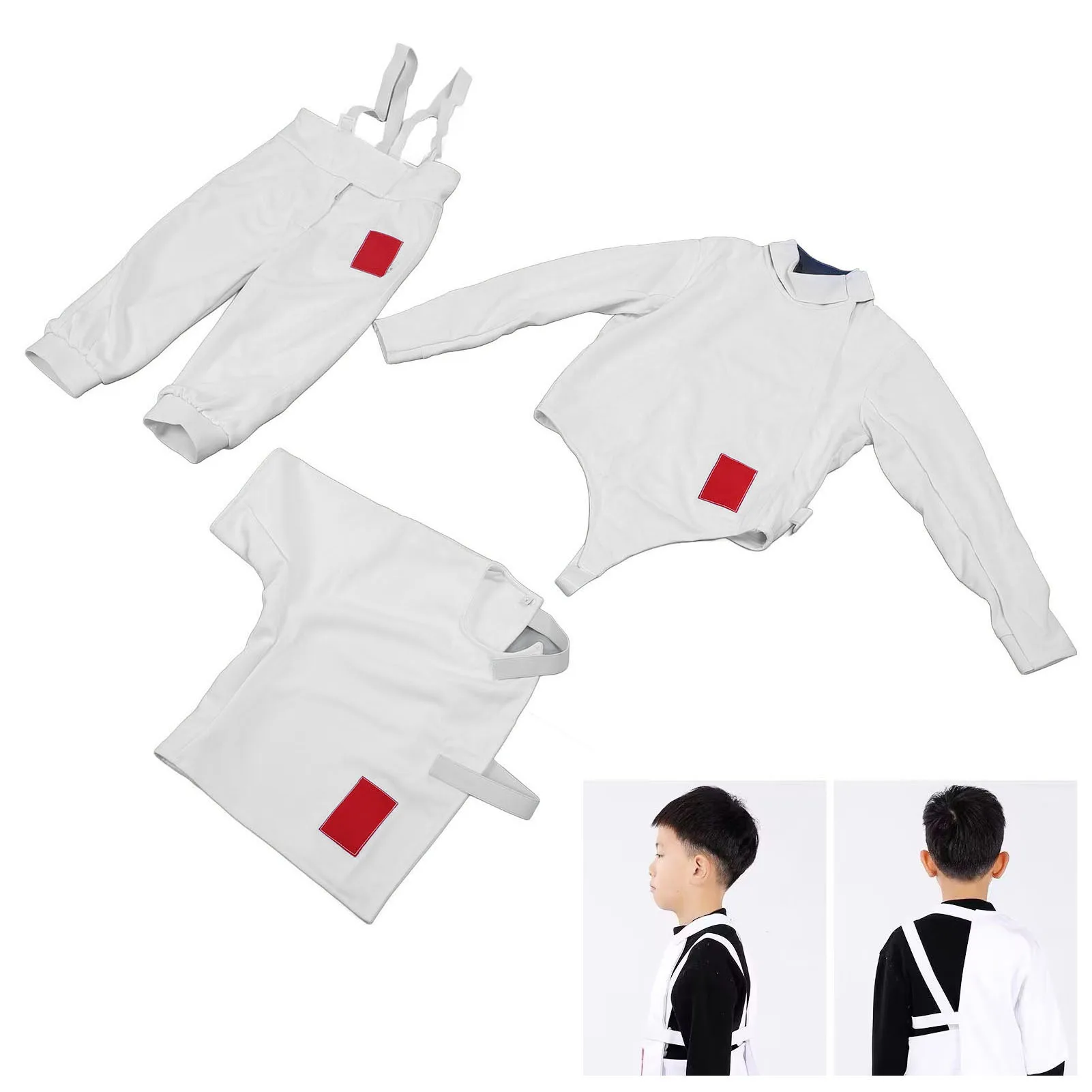 Traje de uniforme deportivo de esgrima, traje de uniforme deportivo de ...
