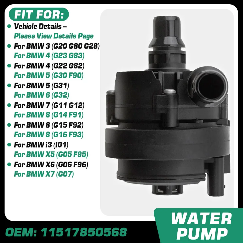 Water Pump For BMW G20 G22 G30 G32 G14 G15 G16 BMW 525i 520i 630i 640i ...