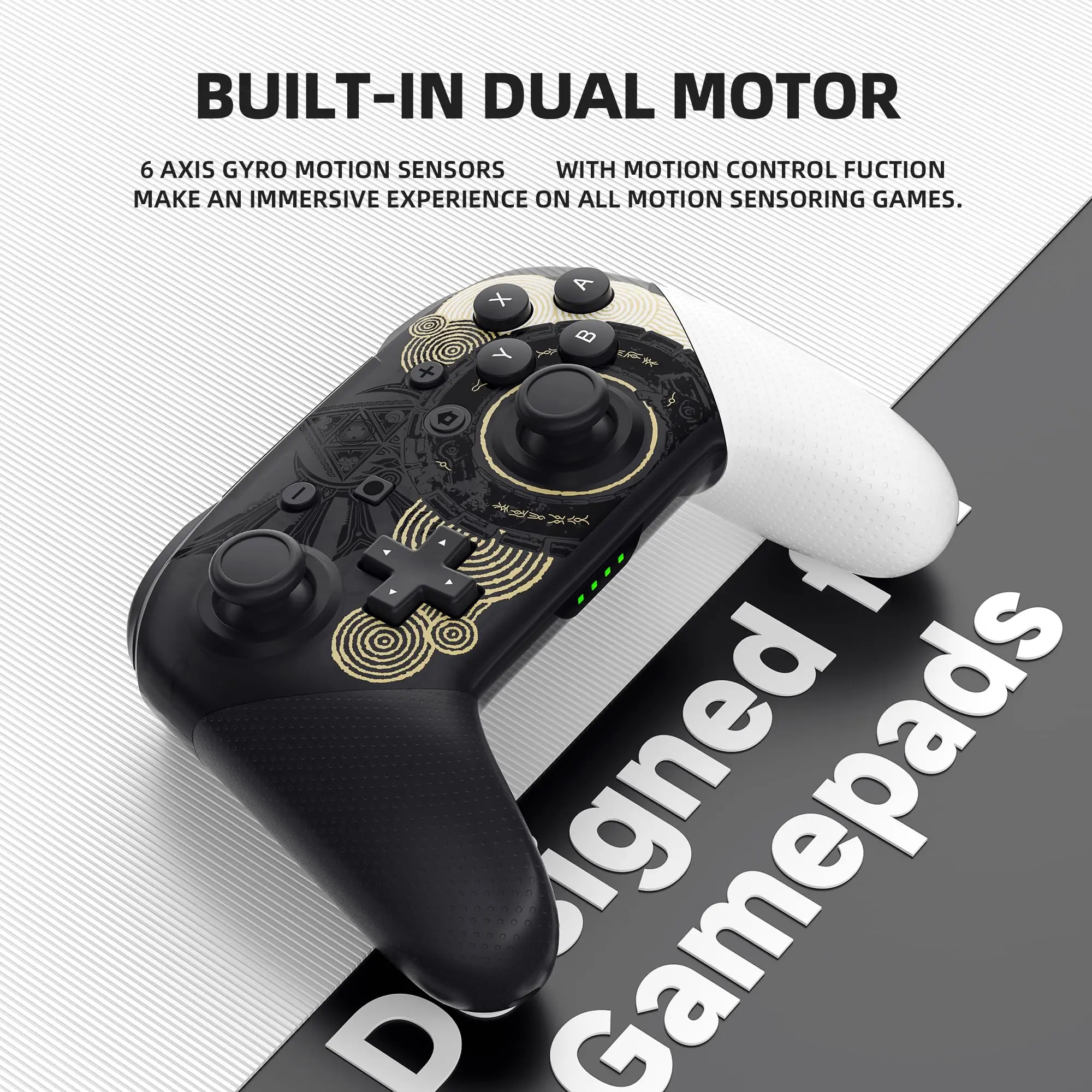 Mando-inal-mbrico-con-NFC-y-funci-n-Wake-para-Switch-Pro-Joystick-con ...