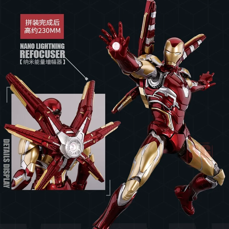 Iron-Man-Spiderman-Montar-Modelo-Figuras-de-Ac-o-Avenger-Anexar ...