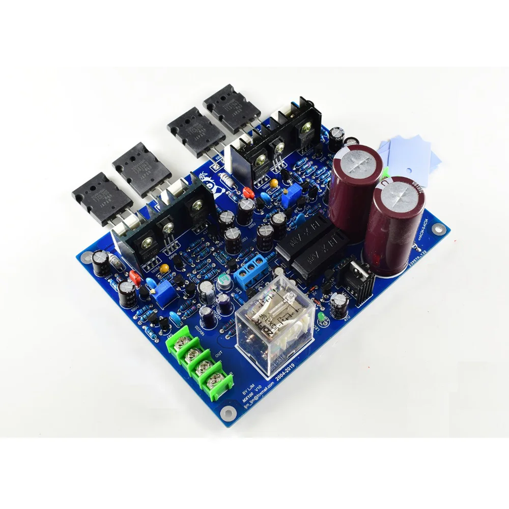 MX100-Dual-Channel-Power-Amplifier-Board-TTA1943-TTC5200-with-Filter-Capacitor-Speaker ...