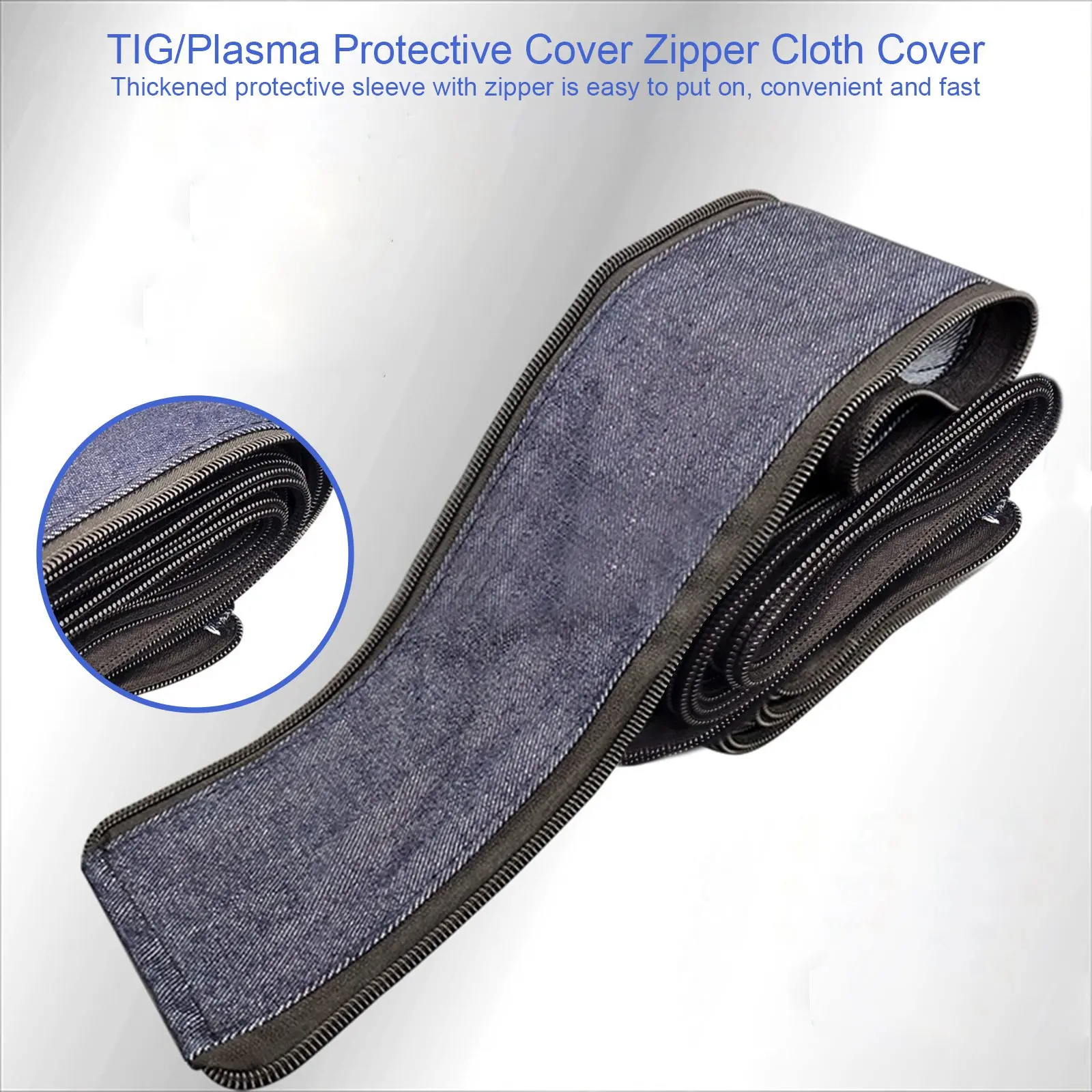 4m Oxford Argon Arc Welding/plasma Protective Cover Zipper Cloth Cover ...