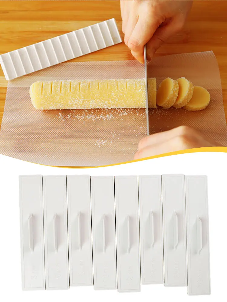 8Pcs-ABS-Pastic-Biscuit-Cake-Mold-Kitchen-Gadgets-Scale-Balance-Ruler ...