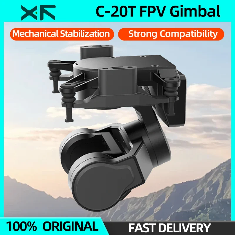 XF C-20T 3Axis Gimbal FPV Headtracker Module Increased Stability PTZ ...