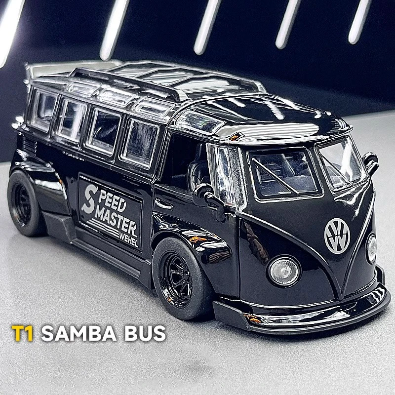 1-32-Volkswagen-Bus-T1-Modified-Alloy-Diecast-Scale-Metal-VW-Collection ...