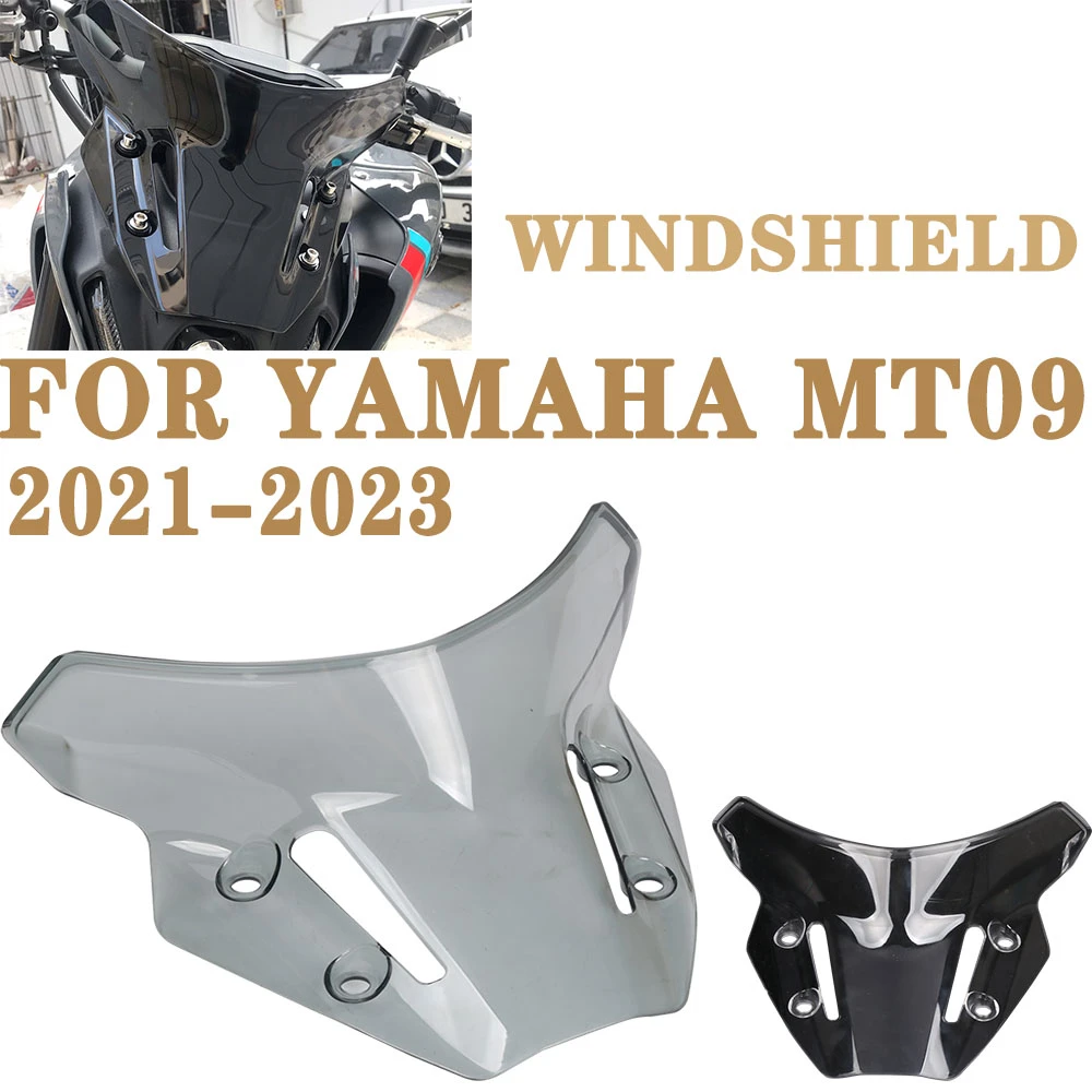 For YAMAHA MT09 FZ 09 FZ09 MT 09 2021 2022 2023 Motorcycle WindScreen ...