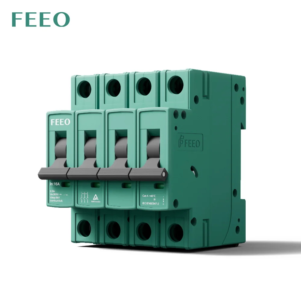 FEEO-New-Type-Solar-4P-6A-63A-DC-1000VDC-on-Din-Rail-Electrical-Switch ...