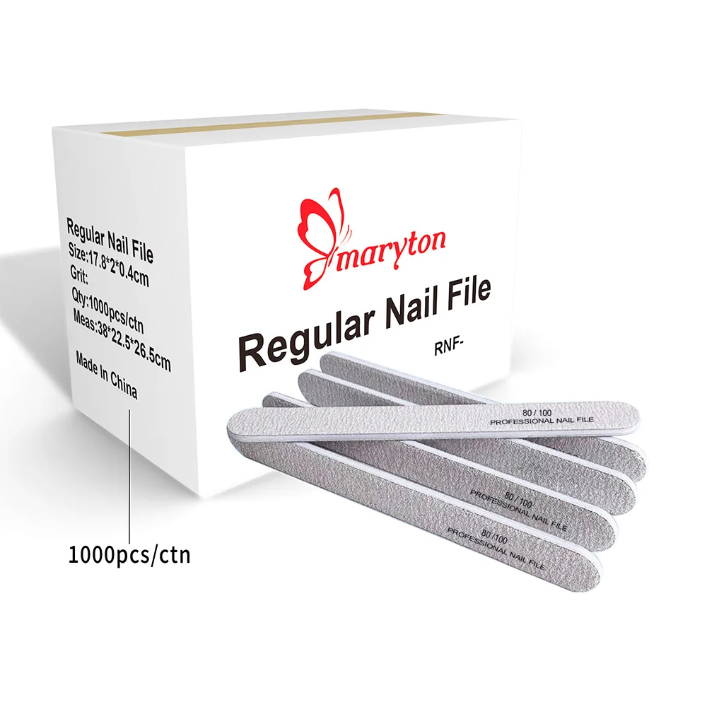 1000Pcs Large Nail File Nail File for Manicure Buffering Pedicure Care ...