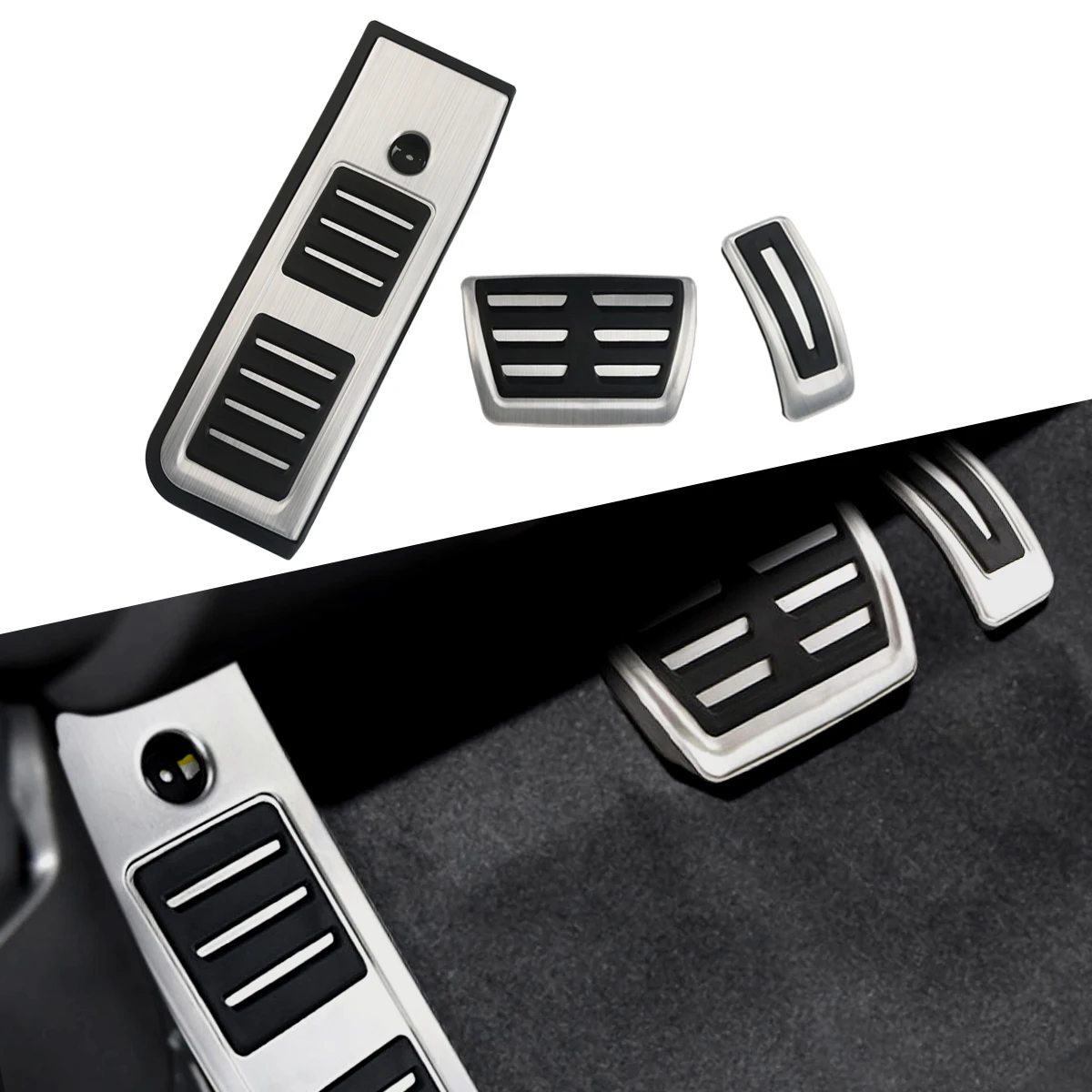 Non-slip At Gas Pad Accelerator Brake Footrest Pedal Cover For Audi C8 ...