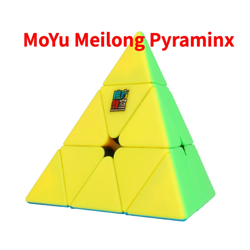 [Funcube] moyu meilong pyraminx 3x3x3 pirâmide cubo mágico triângulo cubing sala de aula meilong ...