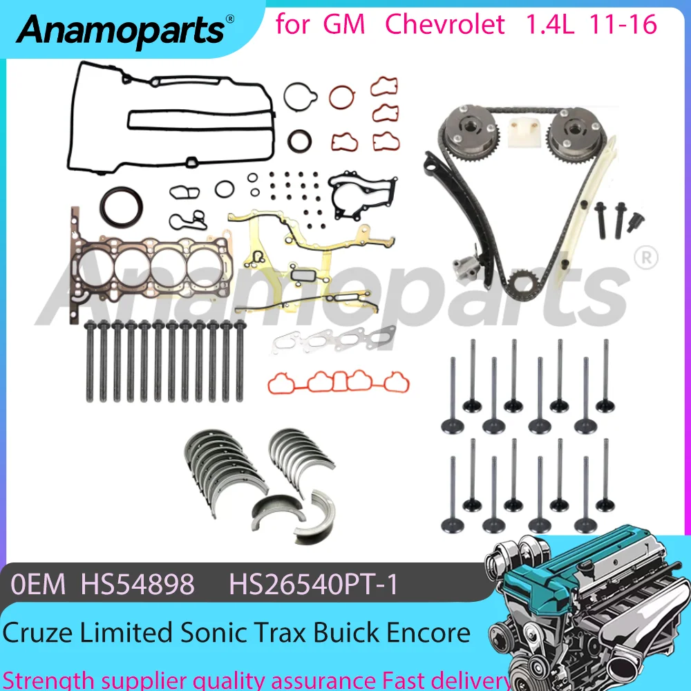 Engine-Full-gasket-repair-set-Timing-chain-vvt-kit-for-GM-11-16 ...