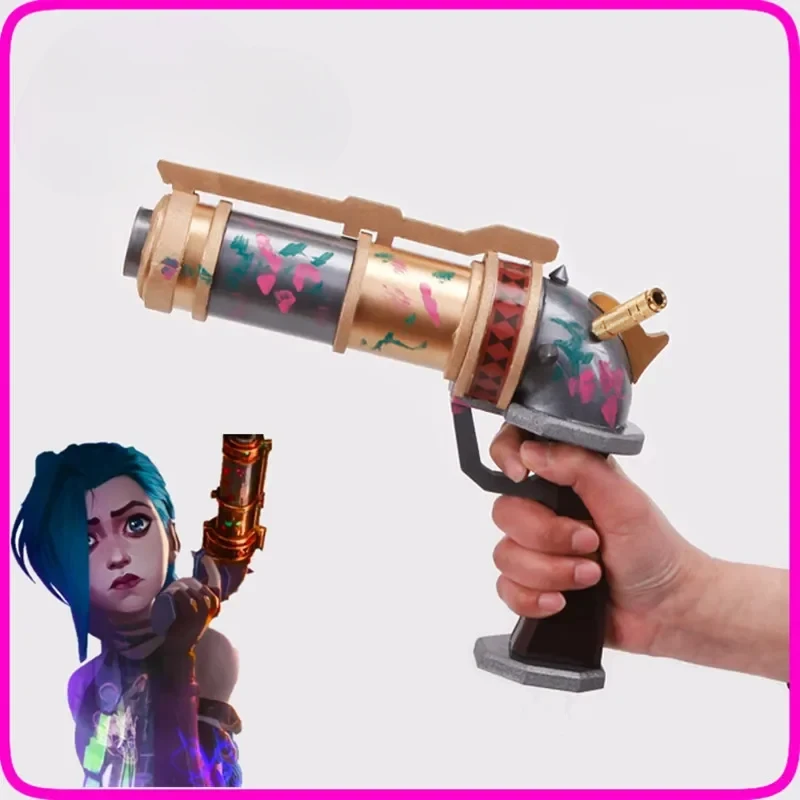 LoL Arcane Jinx Cosplay Arms Props BaoBao Vi Sister Cosplay Gun LOL ...