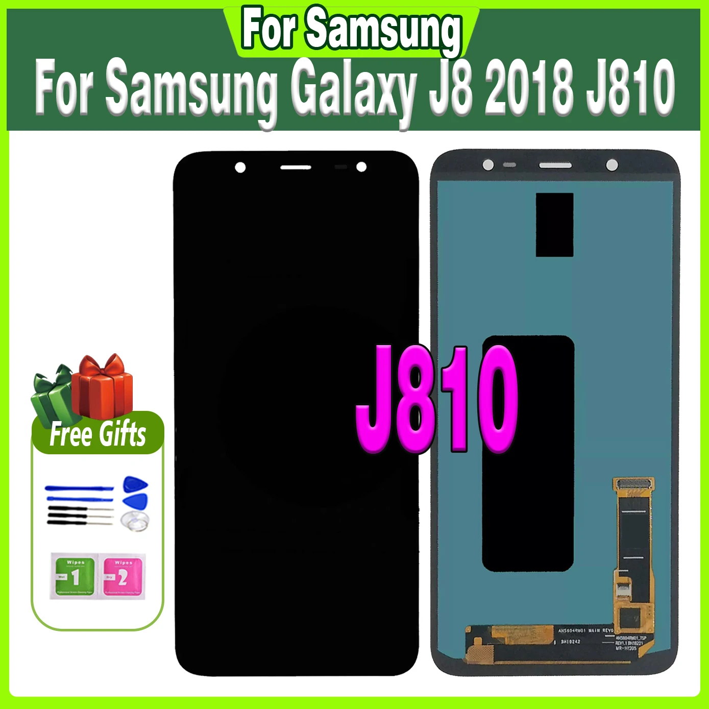 High-quality-Super-AMOLED-for-Samsung-Galaxy-J8-J810-Display-J810G ...