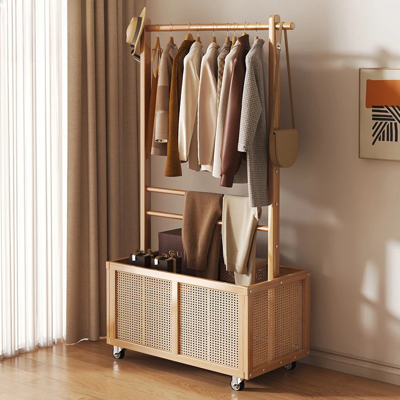 Multifunctional-Clothes-Hanger-Bamboo-Coat-Racks-Imitation-Vine-Weaving ...