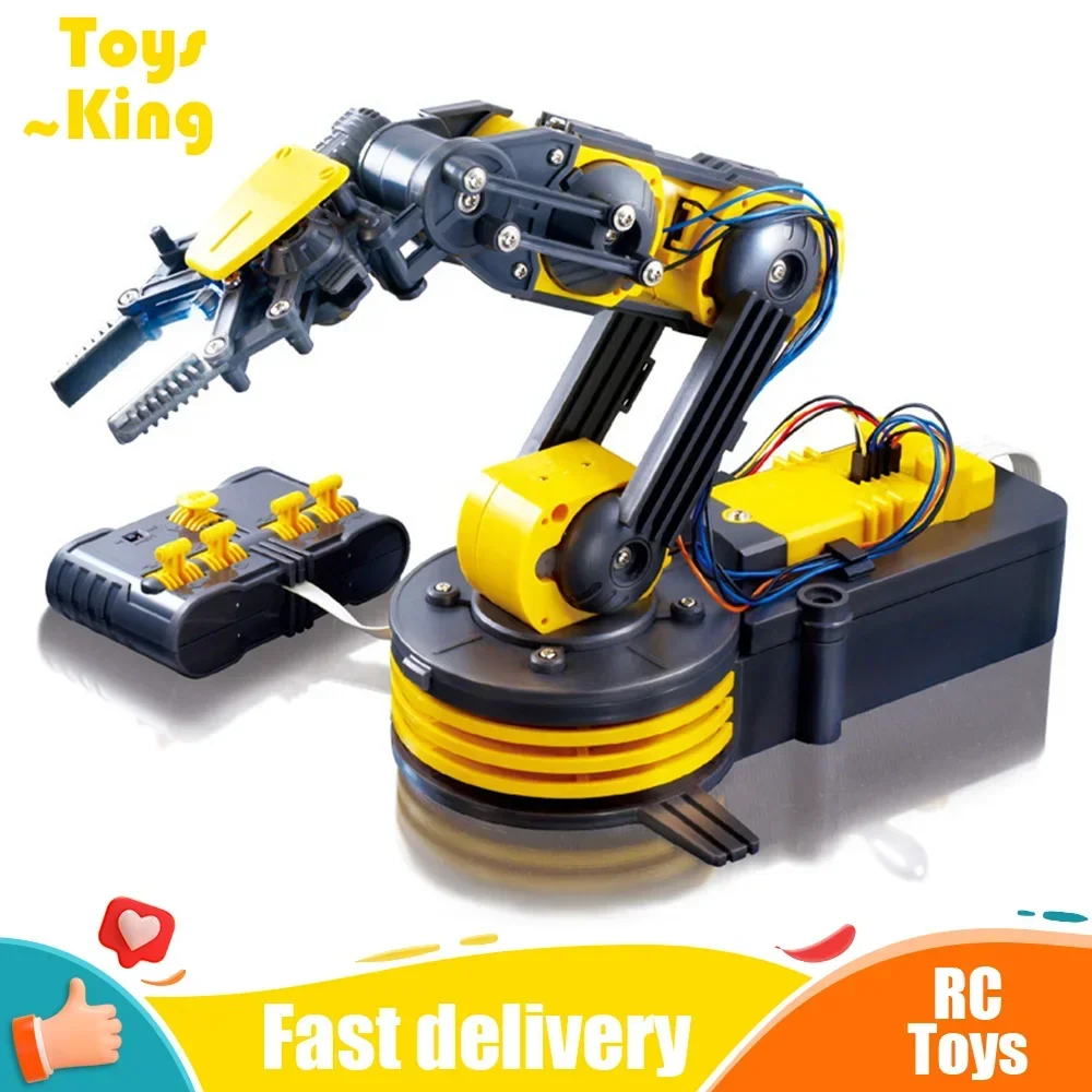 Remote-Control-Robotic-Arm-Kit-DIY-Electric-Manipulator-Scientific ...