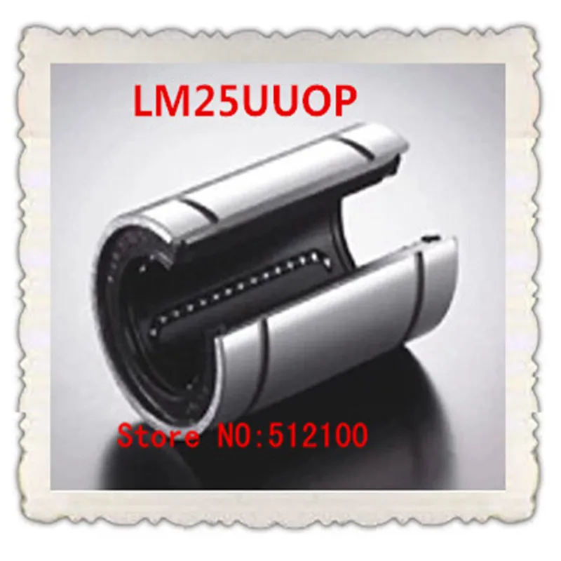 จัดส่งฟรีคุณภาพสูง 8 Pcs LM25 LM25UUOP เปิด Linear Ball Bearing|bearing ...