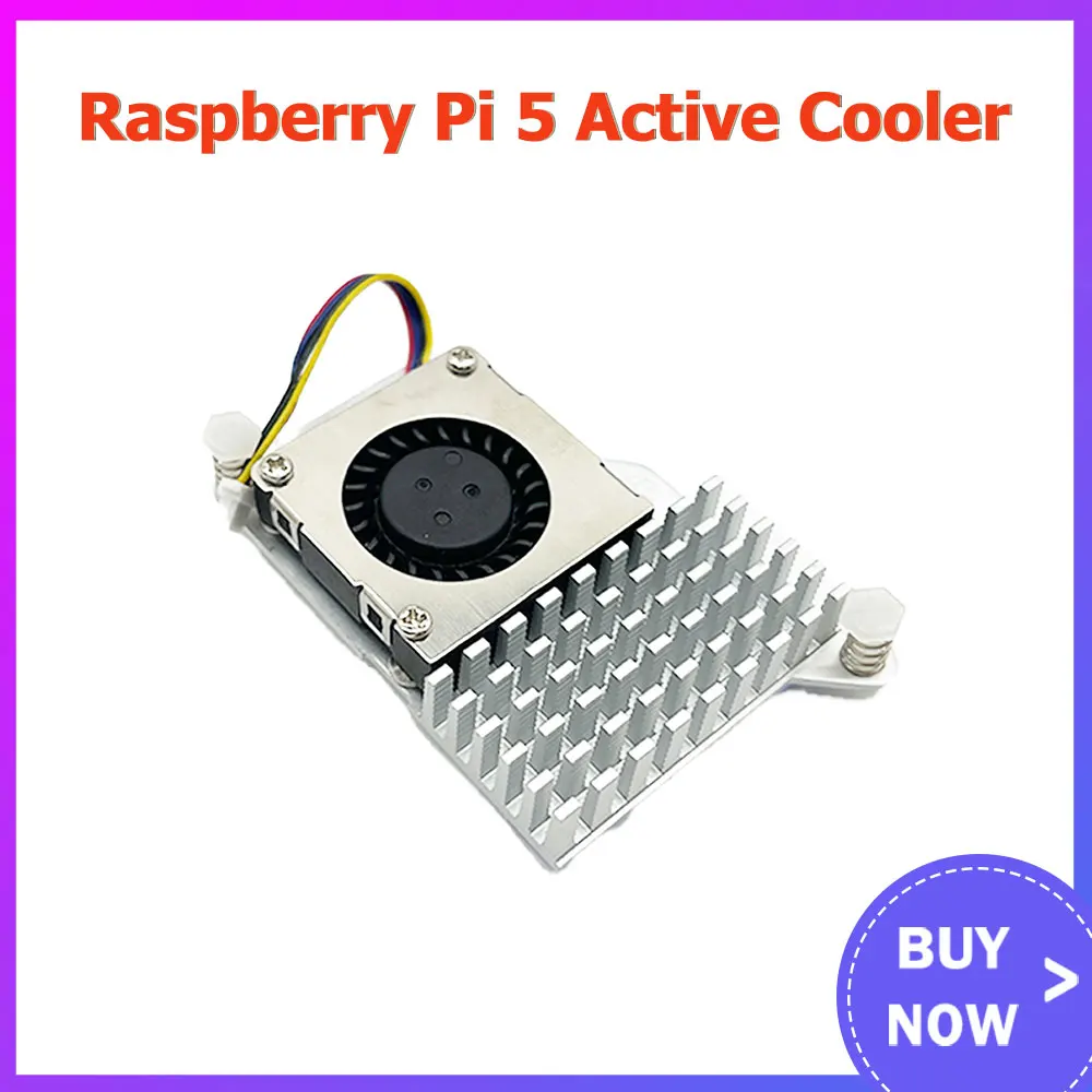 Raspberry-Pi-5-Active-Cooler-with-Adjustable-Speed-Cooling-Fan-Metal ...