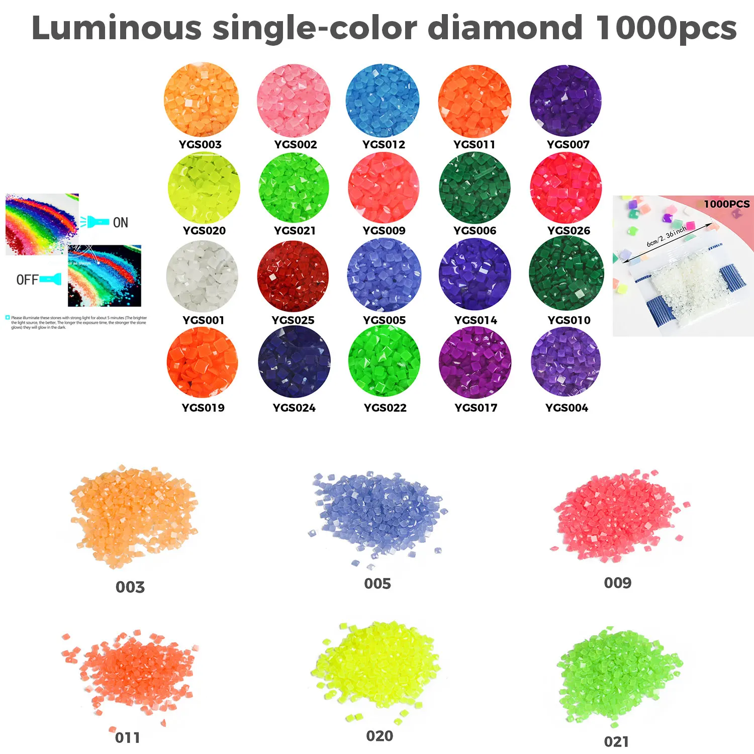 Single-Color-Diamond-Beads-for-5D-Diamond-Painting-Accessories-Glow-in ...