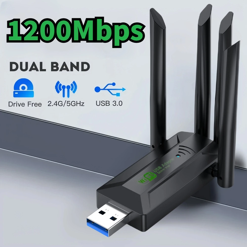 1200Mbps-WiFi-USB-Adapter-Dual-Band-2-4G-5Ghz-Wi-Fi-Dongle-802-11AC ...