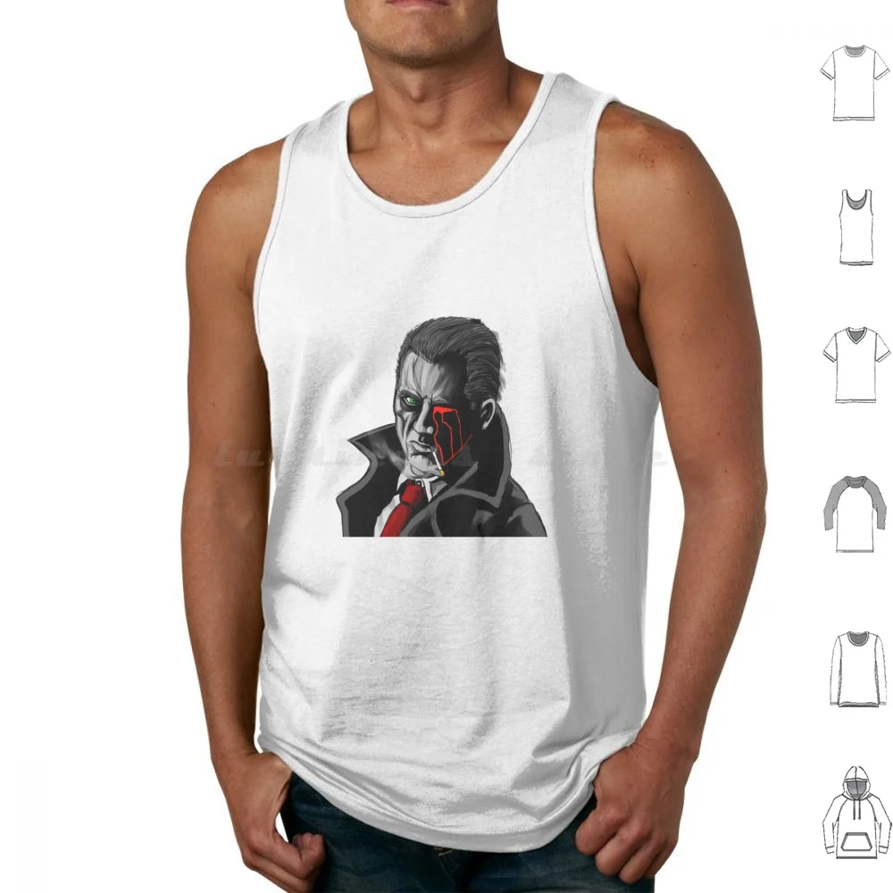 Pi Tank Tops Vest Sleeveless Raymond Chandler Max Payne Pi Private ...