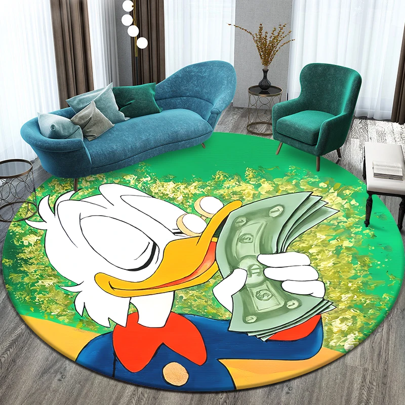 Donald-Duck-Cute-beauty-Cartoon-HD-Printed-Round-Carpet-Bedroom-Balcony ...