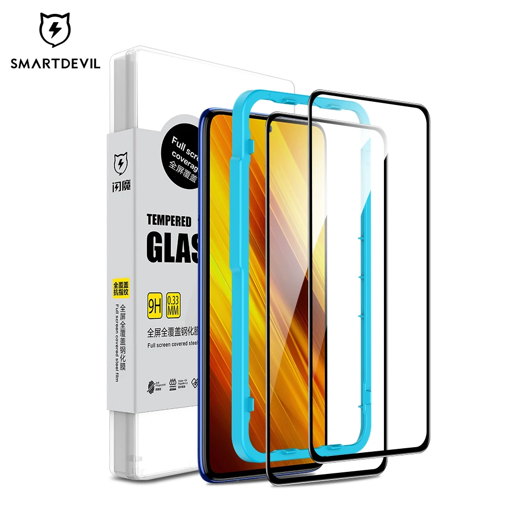 SmartDevil-Full-Cover-Tempered-Glass-for-Xiaomi-POCO-M3-X3-Pro-GT-X3 ...