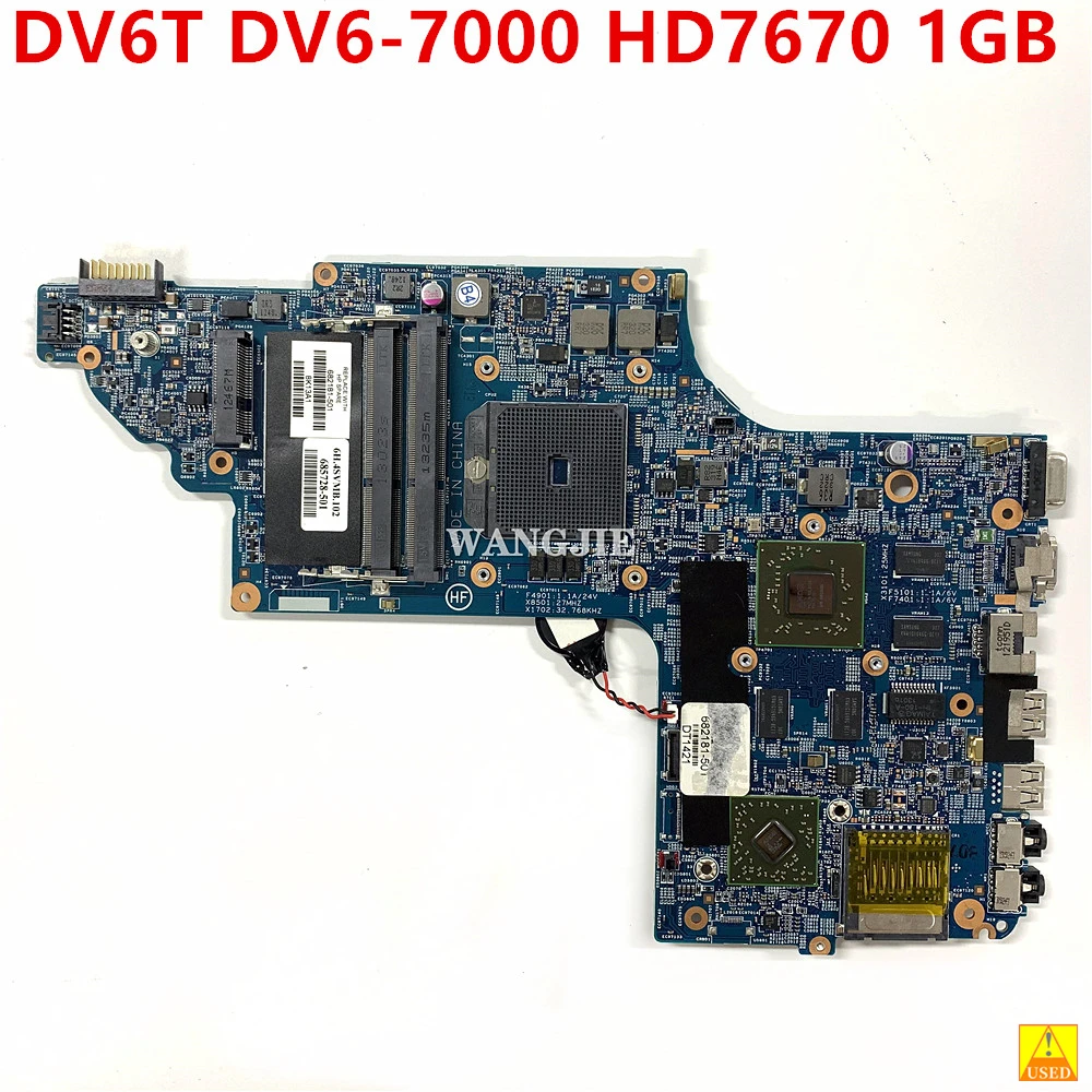 FOR-HP-DV6T-DV6-7000-Laptop-Motherboard-HD7670-1GB-55-4XR01-003-48 ...