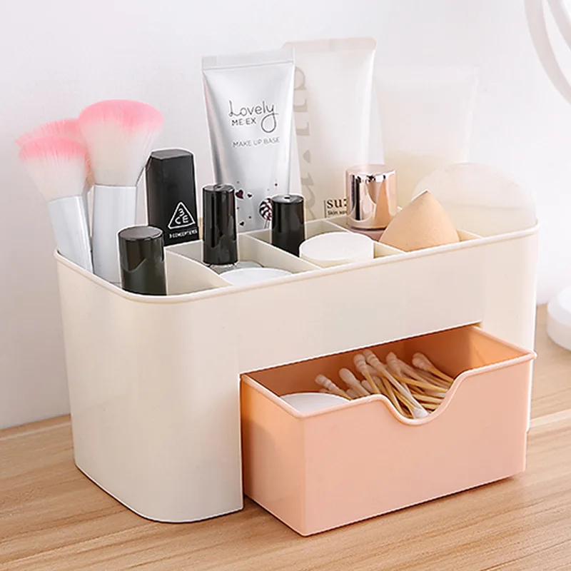 Double-Layer-Plastic-Makeup-Organizers-Storage-Box-Cosmetic-Drawers ...