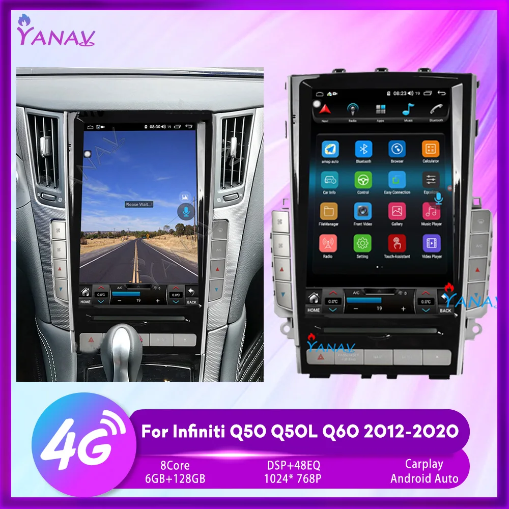 12-1-Inch-Car-Radio-For-Infiniti-Q50-Q50L-Q60-2012-2020-Multimedia ...